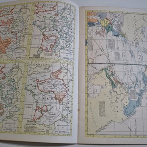 Vintage Hamond Historical Atlas 1970 World Maps Panchosporch - Etsy