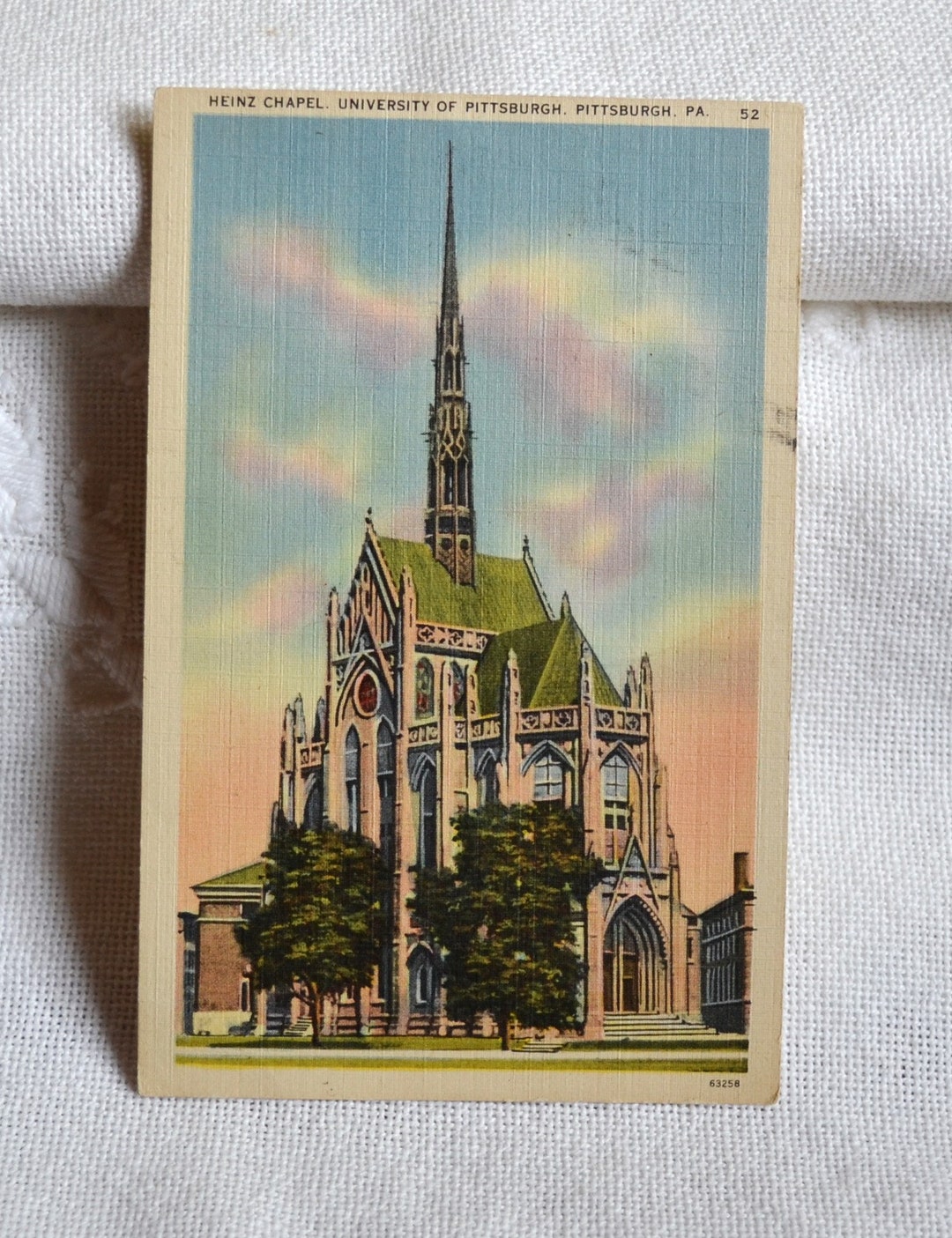 Vintage PENNSYLVANIA Postcard Heinz Chapel University Pittsburgh ...
