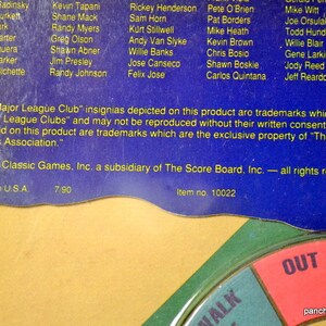 Vintage Major League Baseball Trivia Board Game Sealed 1990 Sports ...