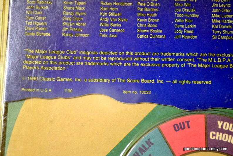Vintage Major League Baseball Trivia Board Game Sealed 1990 - Etsy