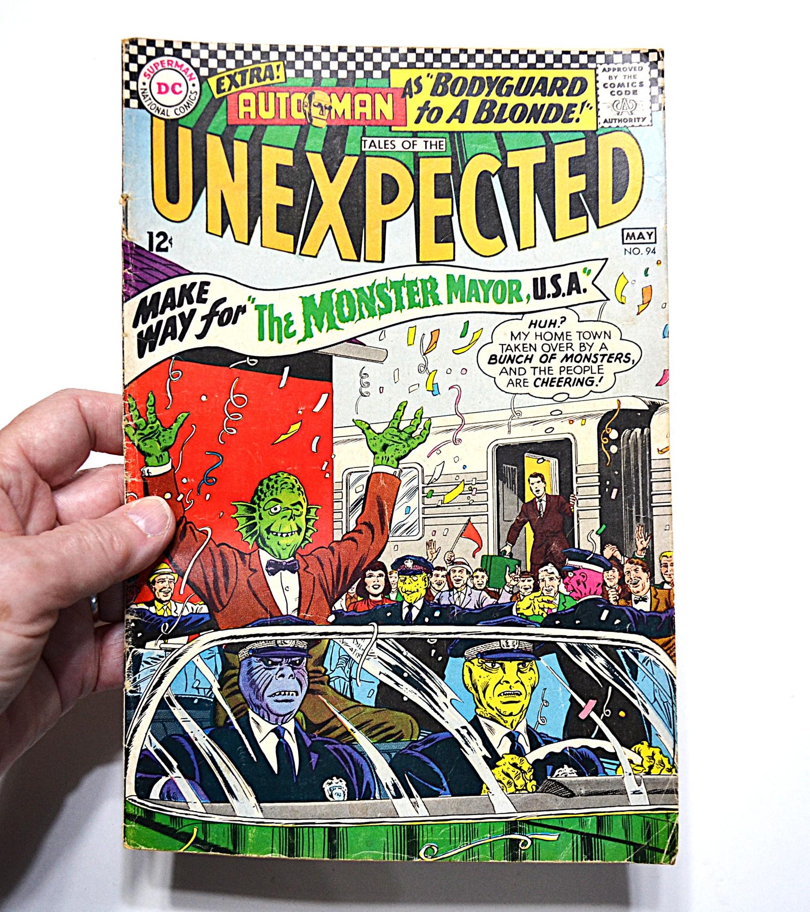 Vintage Tales of the Unexpected Comic Book, 1966 DC Comics No. 94 ...