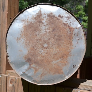 Vintage Cherokee Brand Lard Can 50 Lb Metal Tin Green White Farmhouse ...