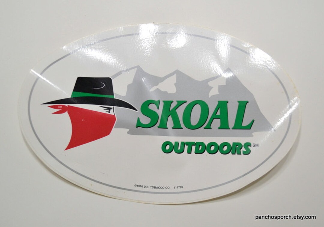 Vintage Skoal Bandit Outdoors Sticker Decal 1998 Tobacco - Etsy