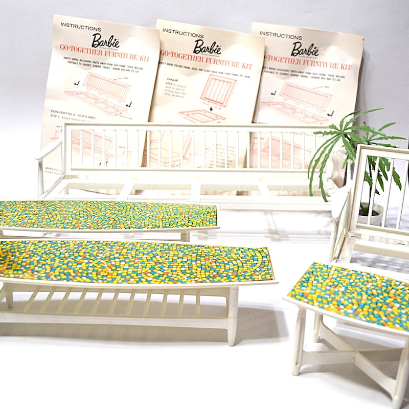 Barbie Doll Mcm Furniture - Etsy