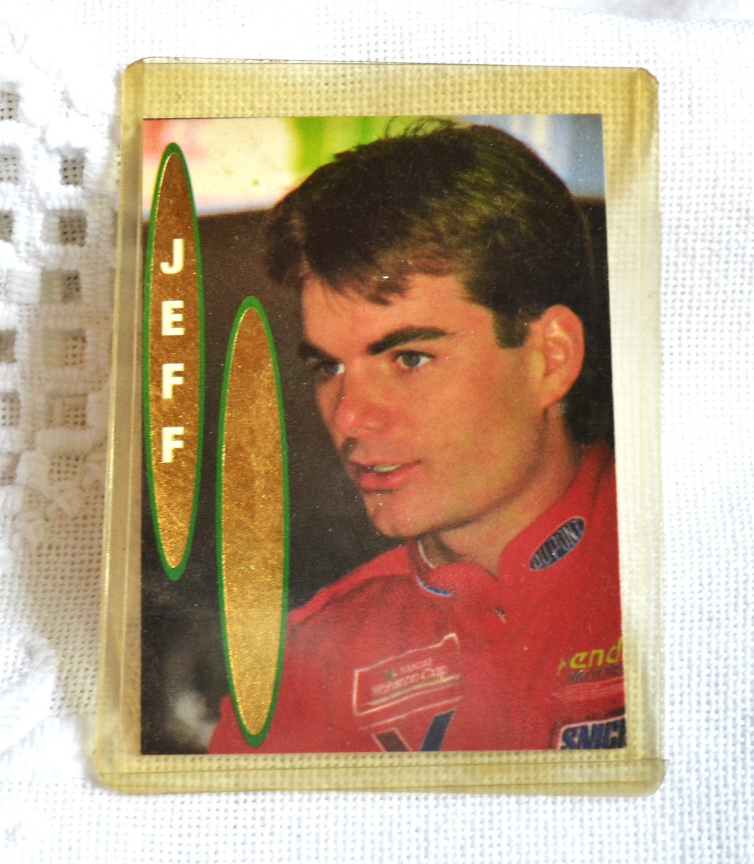 Vintage JEFF GORDON Promo Card Rookie Autograph Card 1990s Racing Stock ...