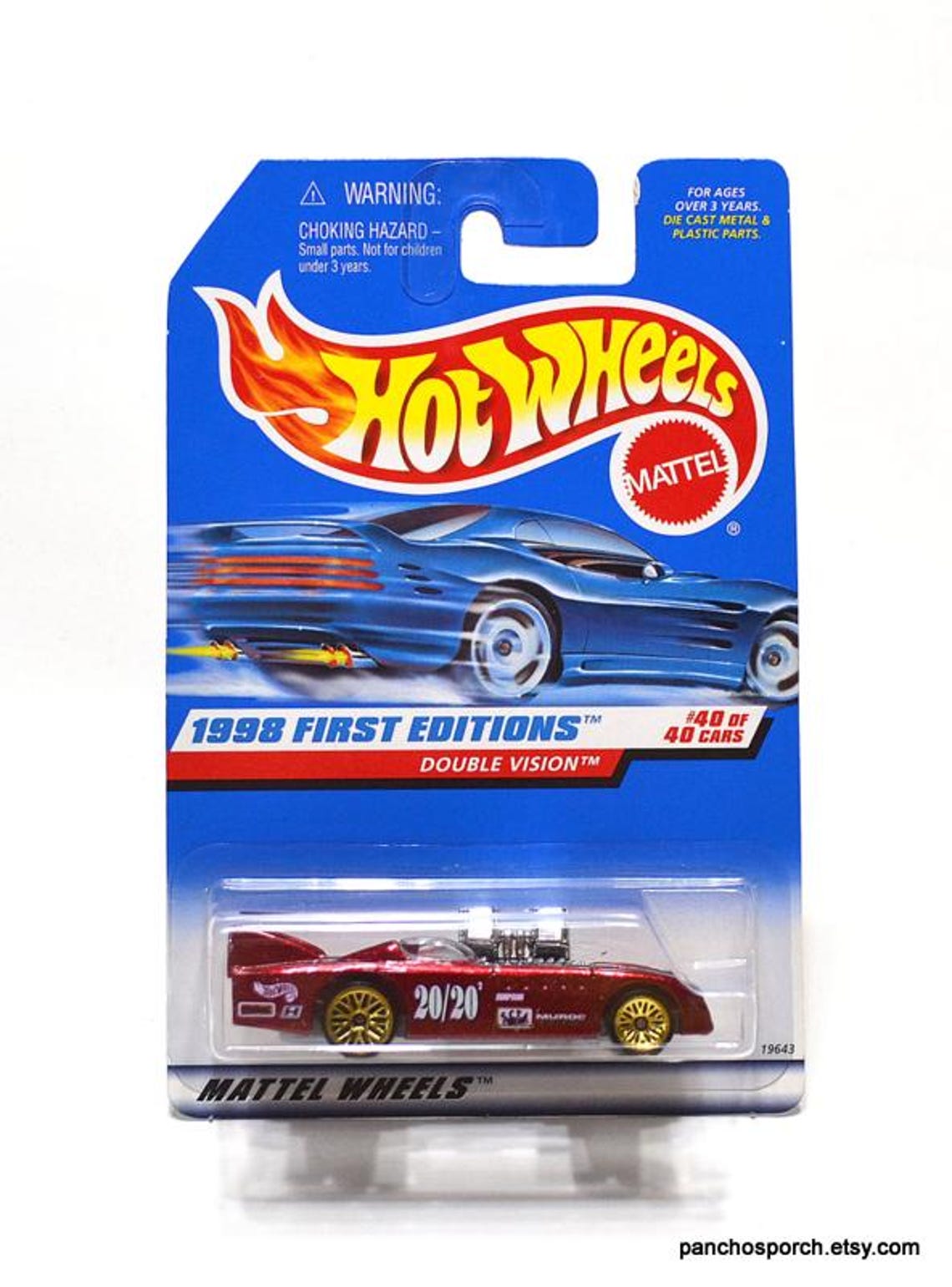 Vintage Hot Wheels Double Vision: 1998 First Edition Diecast Car - Etsy