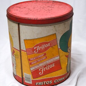 Vintage Frito Kid Tin: 1990s Cowboy Snack Food Container - Etsy