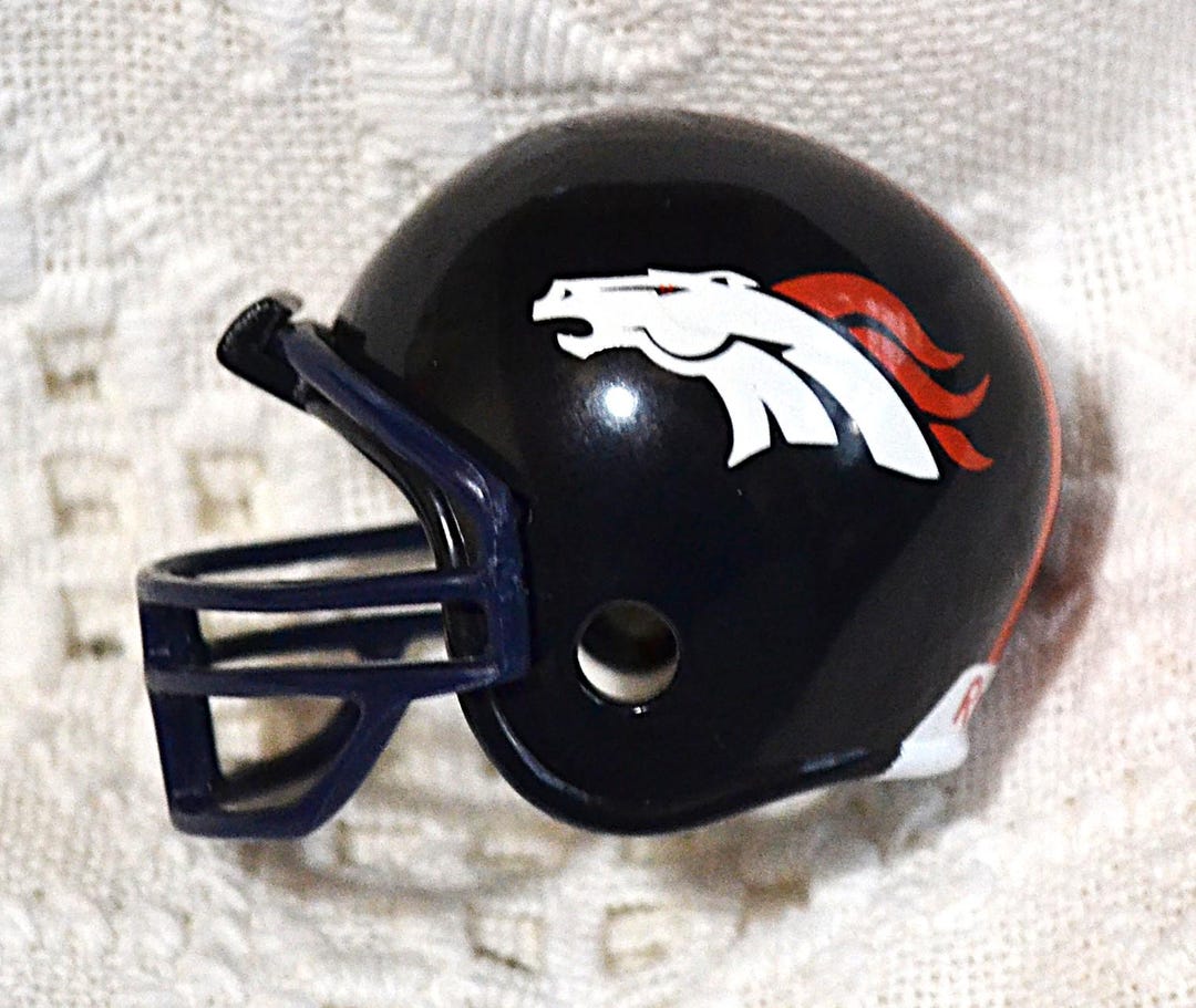 Vintage Pocket Pro Football Helmet Denver Broncos 1997 NFLP Riddell ...