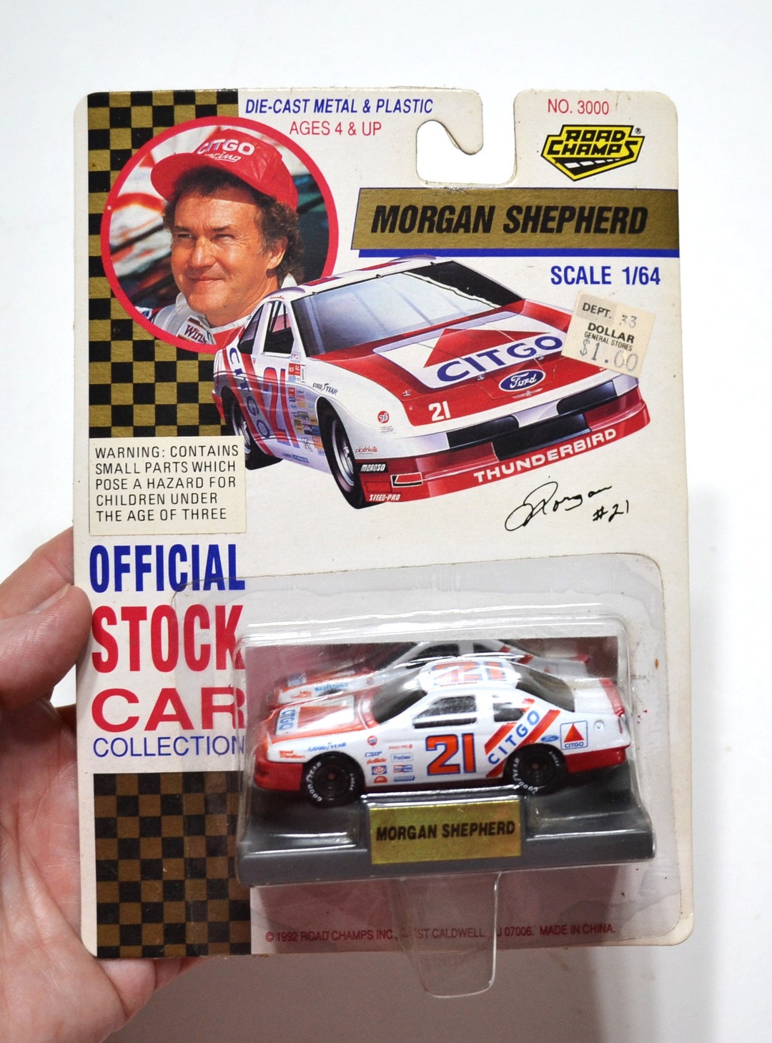 Vintage MORGAN SHEPHERD No 21 Diecast Car 1/64 Scale Citgo 1990s Road ...