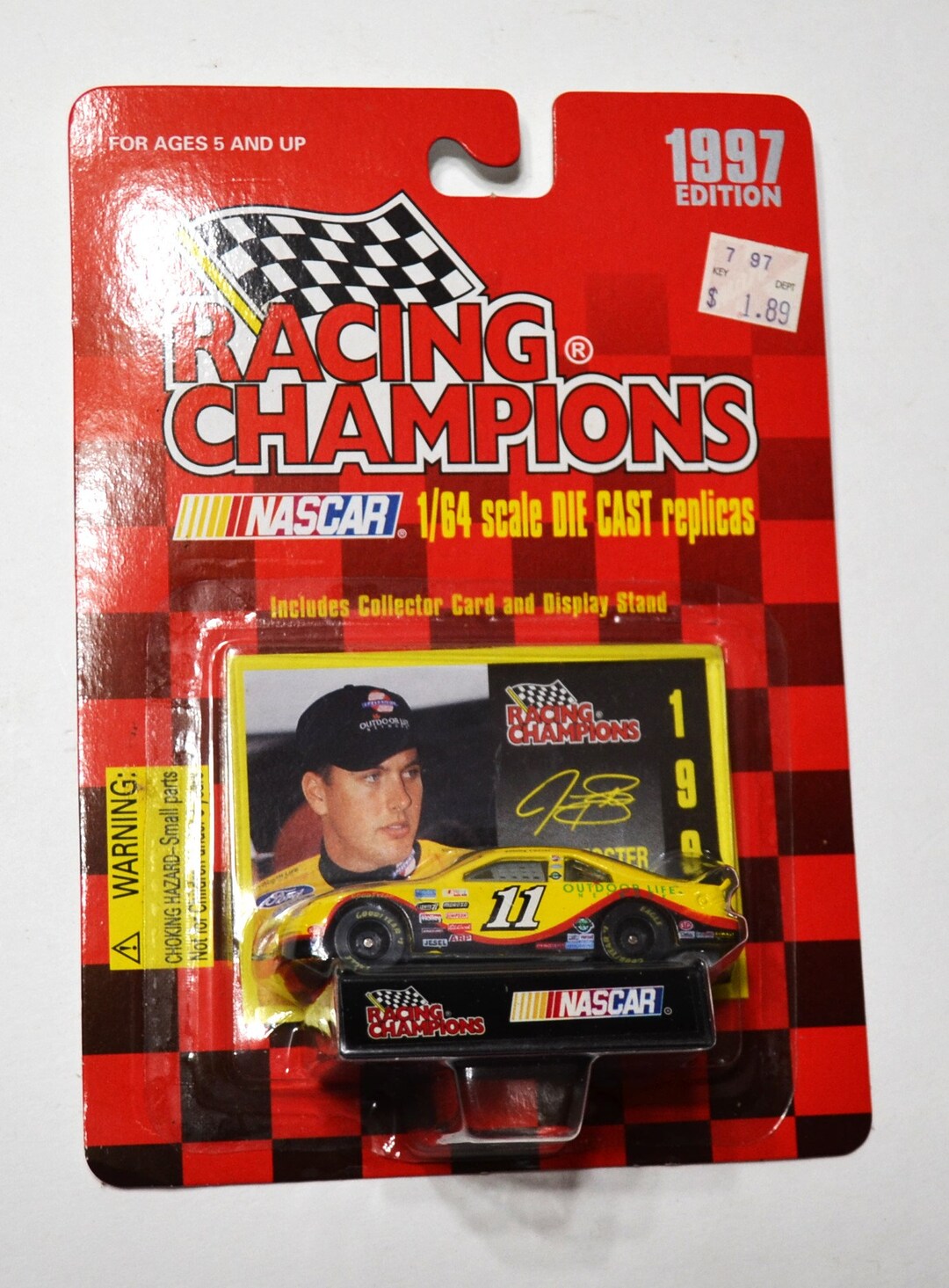 Vintage JIMMY FOSTER No 11 Diecast Car 1/64 Scale 1997 Speedvision ...