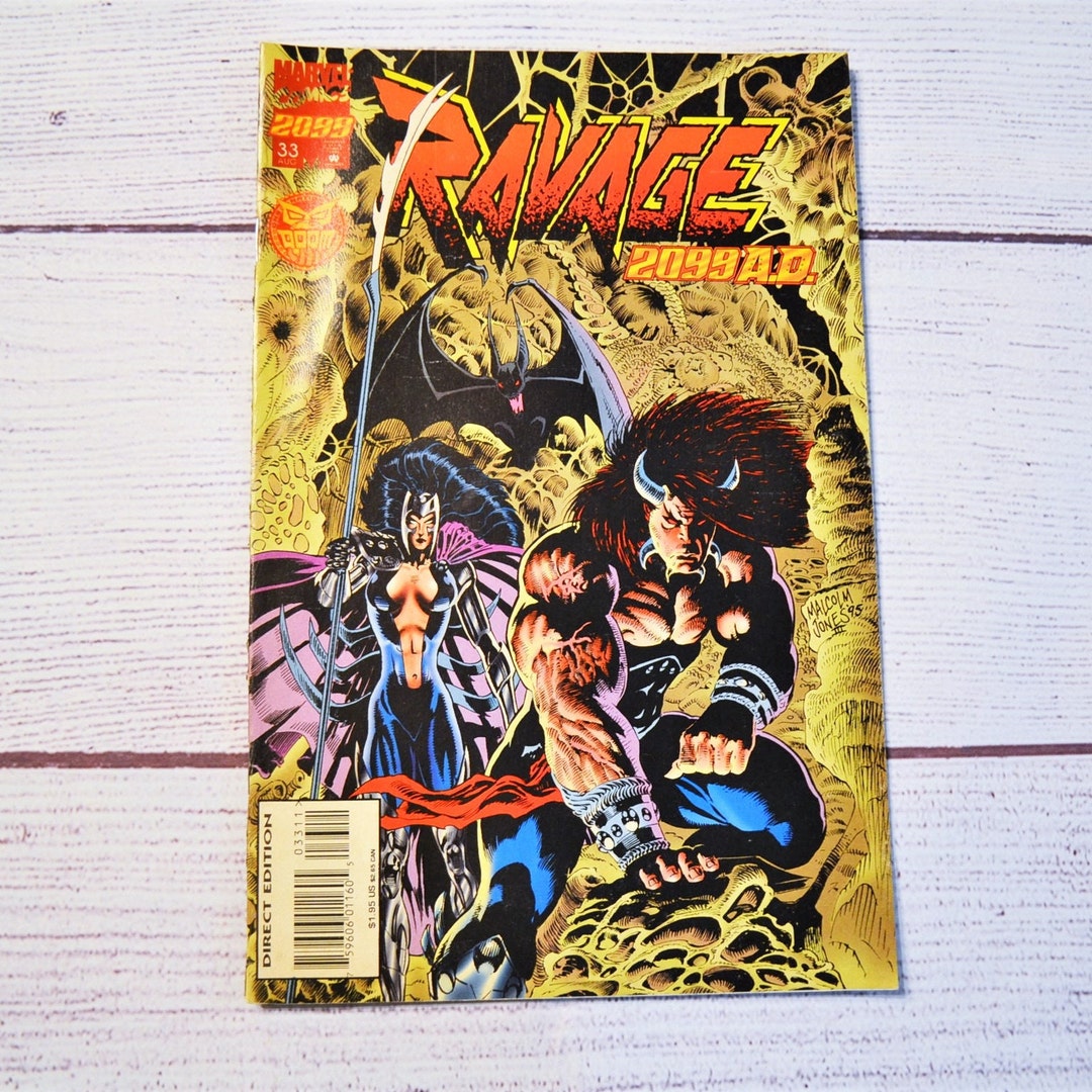 Vintage Ravage Comic Book 1990's Number 33 Marvel Comics Collectible ...