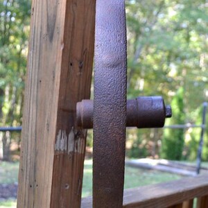 Vintage Rusty Metal Wheel 16 Inch Rustic Farm Barn Find Industrial ...