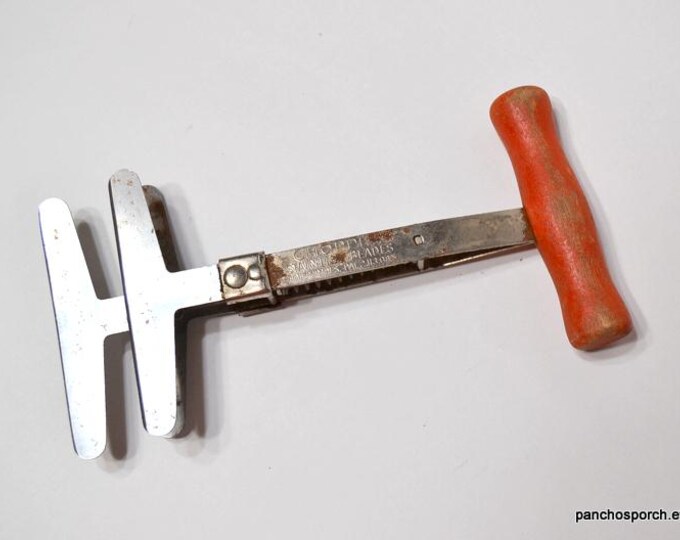 Vintage Kitchen Chopper: Red Wooden Handle Retro Food Prep Tool - Etsy