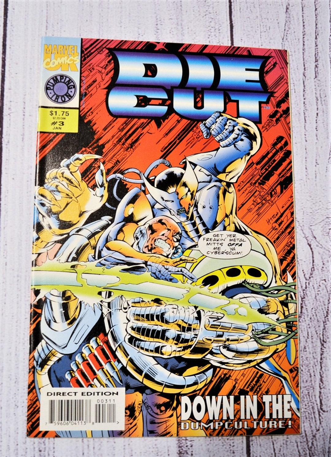 Vintage Die Cut Comic Book, Marvel Comics, 1994 No 3 - Etsy