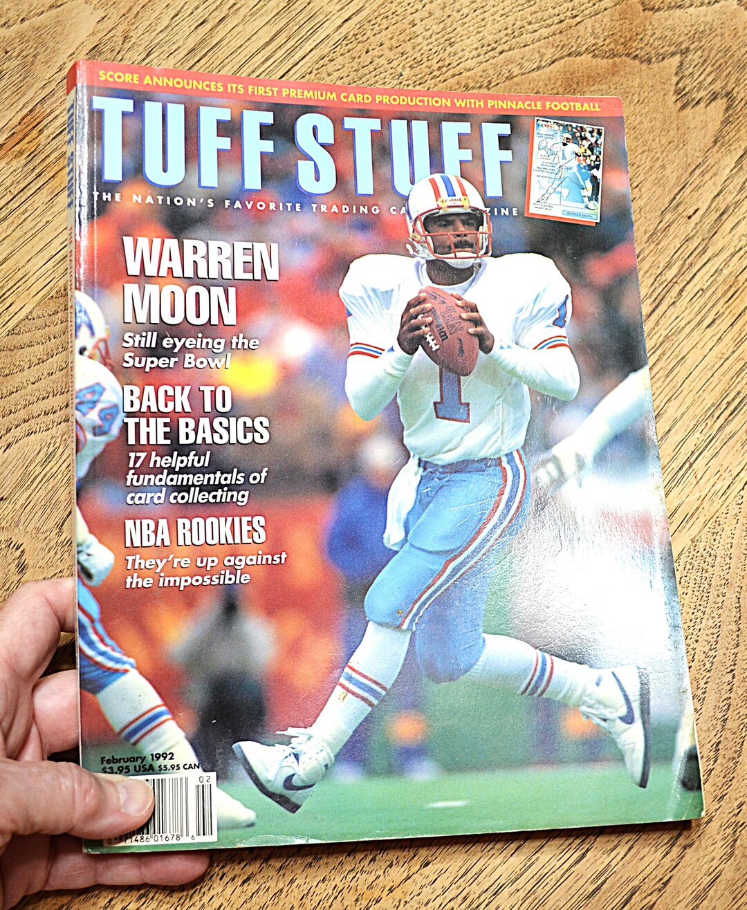 Vintage TUFF STUFF Magazine February 1992 Trading Card Info Insert ...