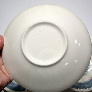 Vintage Taylor Currier and Ives Cereal Bowl Set of 4 Cabin Homestead ...