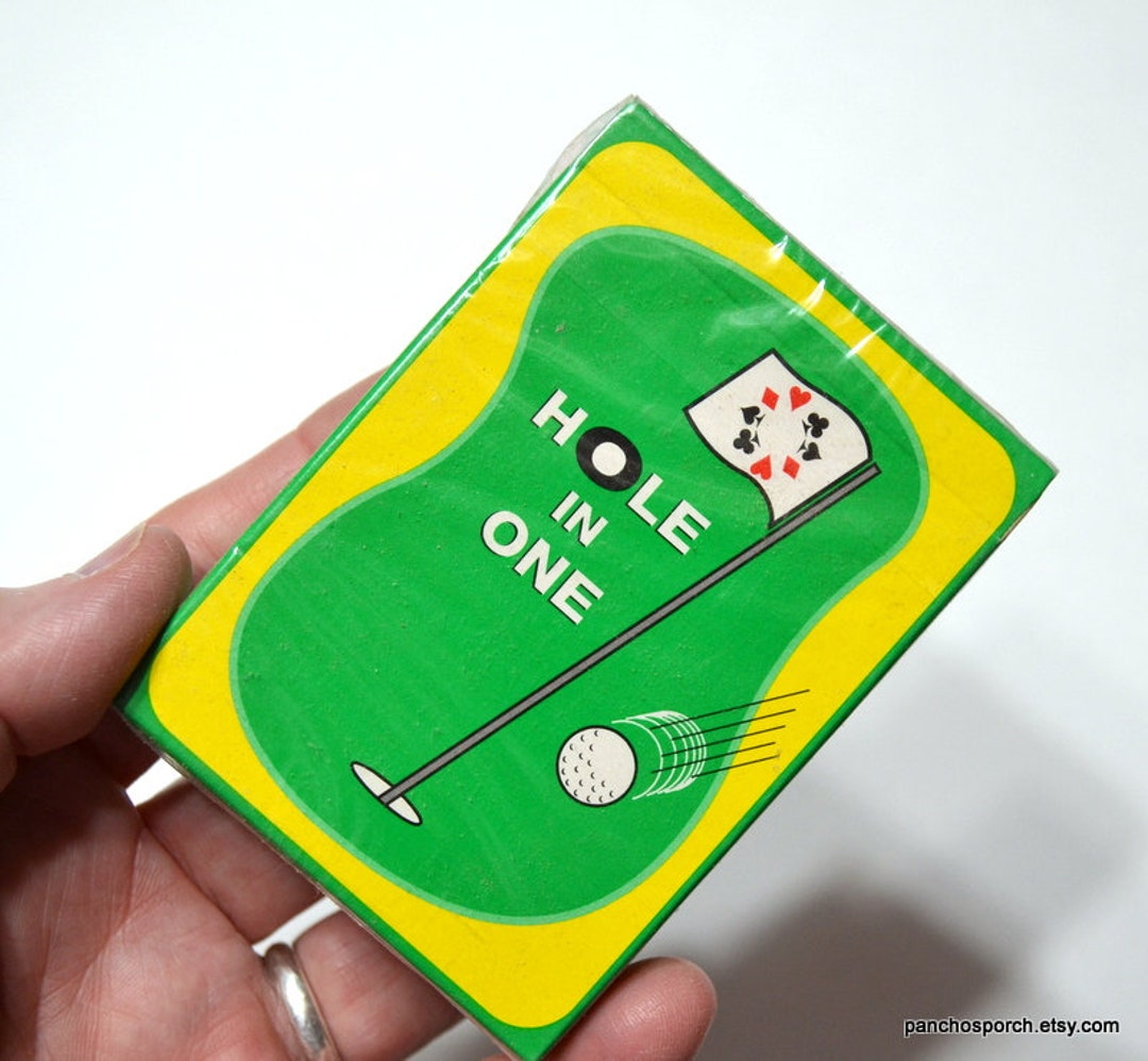 Vintage Hole in One GOLF Playing Cards Quotes Unopened Deck of Cards ...