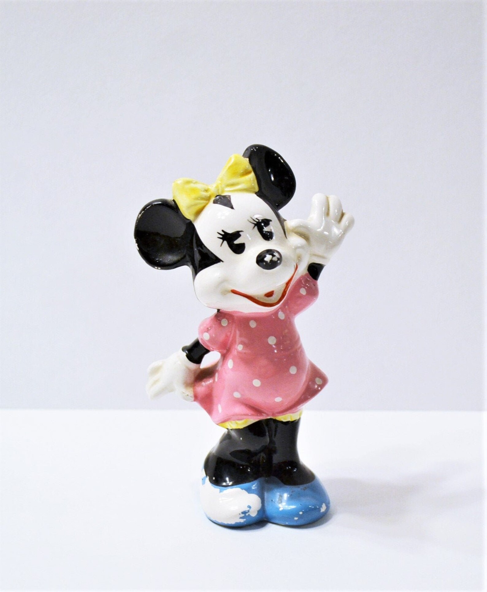 Vintage Minnie Mouse Figurine Walt Disney Cartoon Character | Etsy