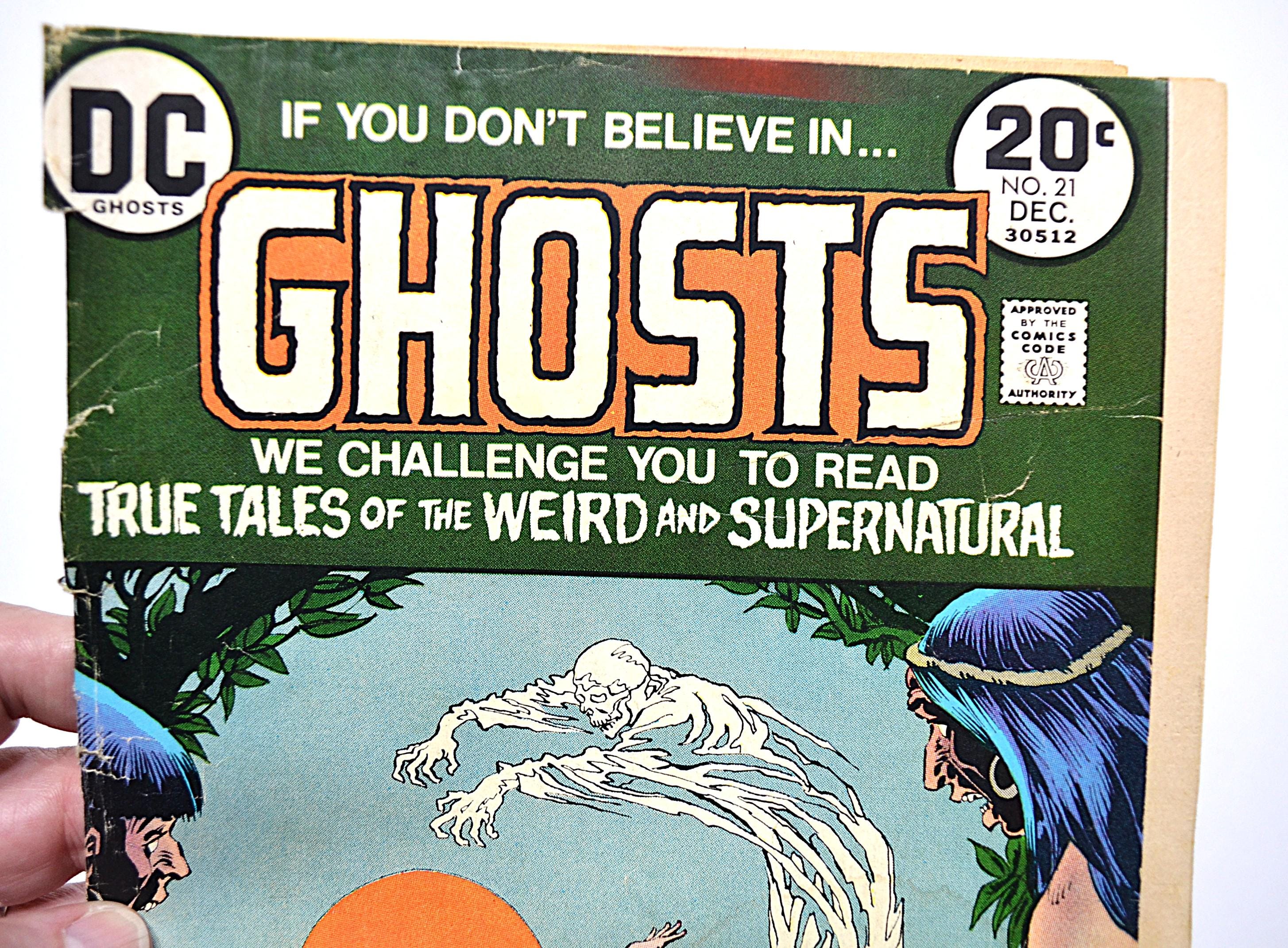 Vintage Ghosts Comic Book, 1973 DC Comics No. 21 Supernatural Stories ...