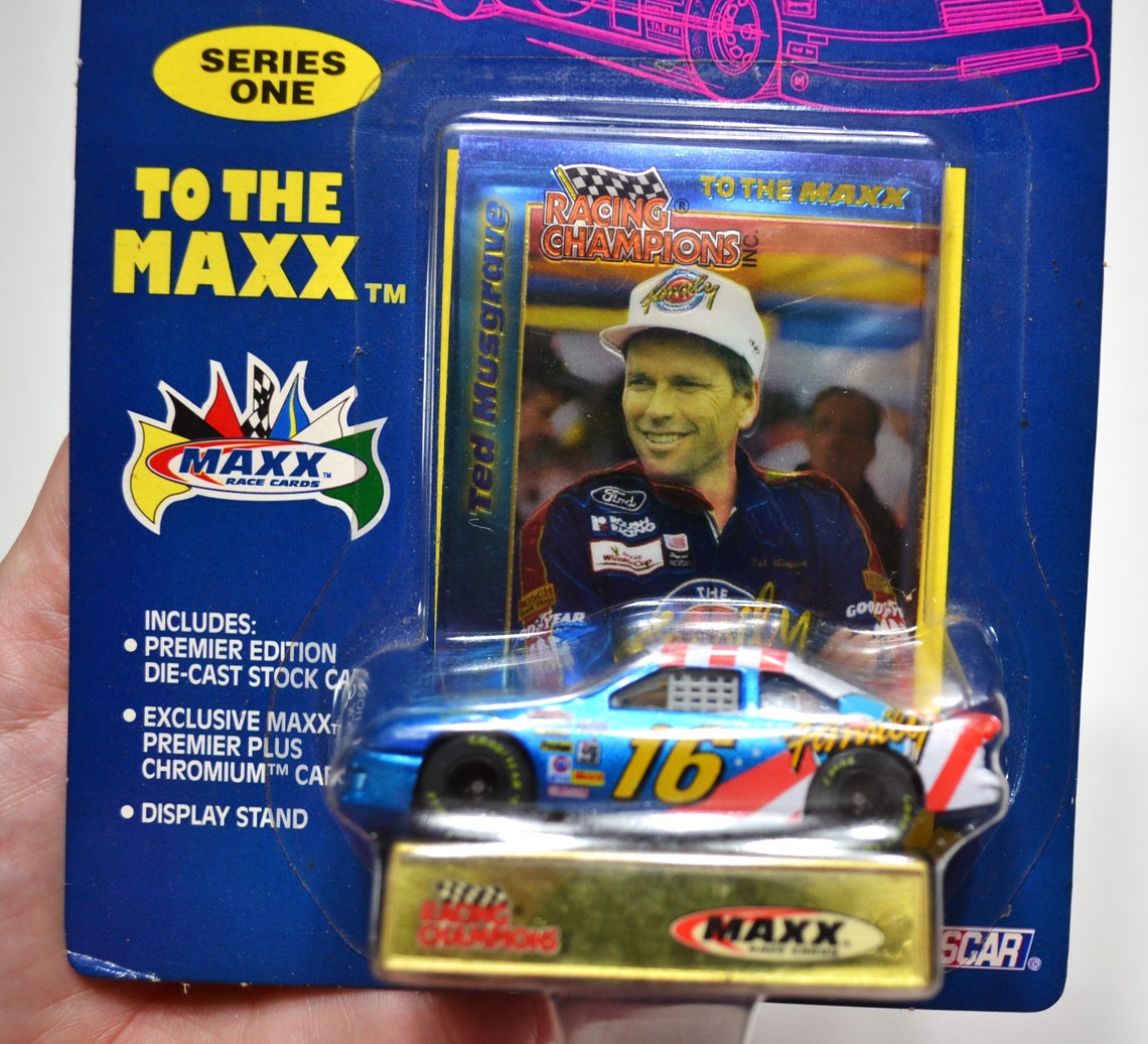 Vintage Ted Musgrave Diecast Car: 1994 Racing Champions NASCAR - Etsy