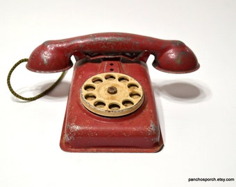 Red Metal Toy - Etsy