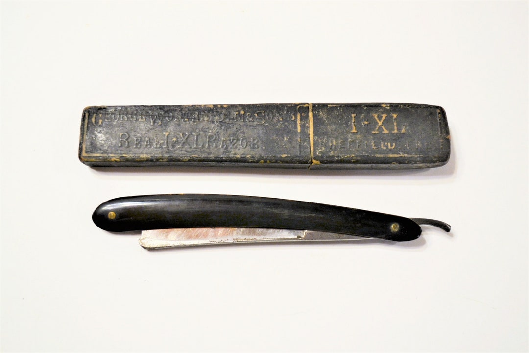 Vintage George Westholm Straight Edge Razor With Barbers Notch ...