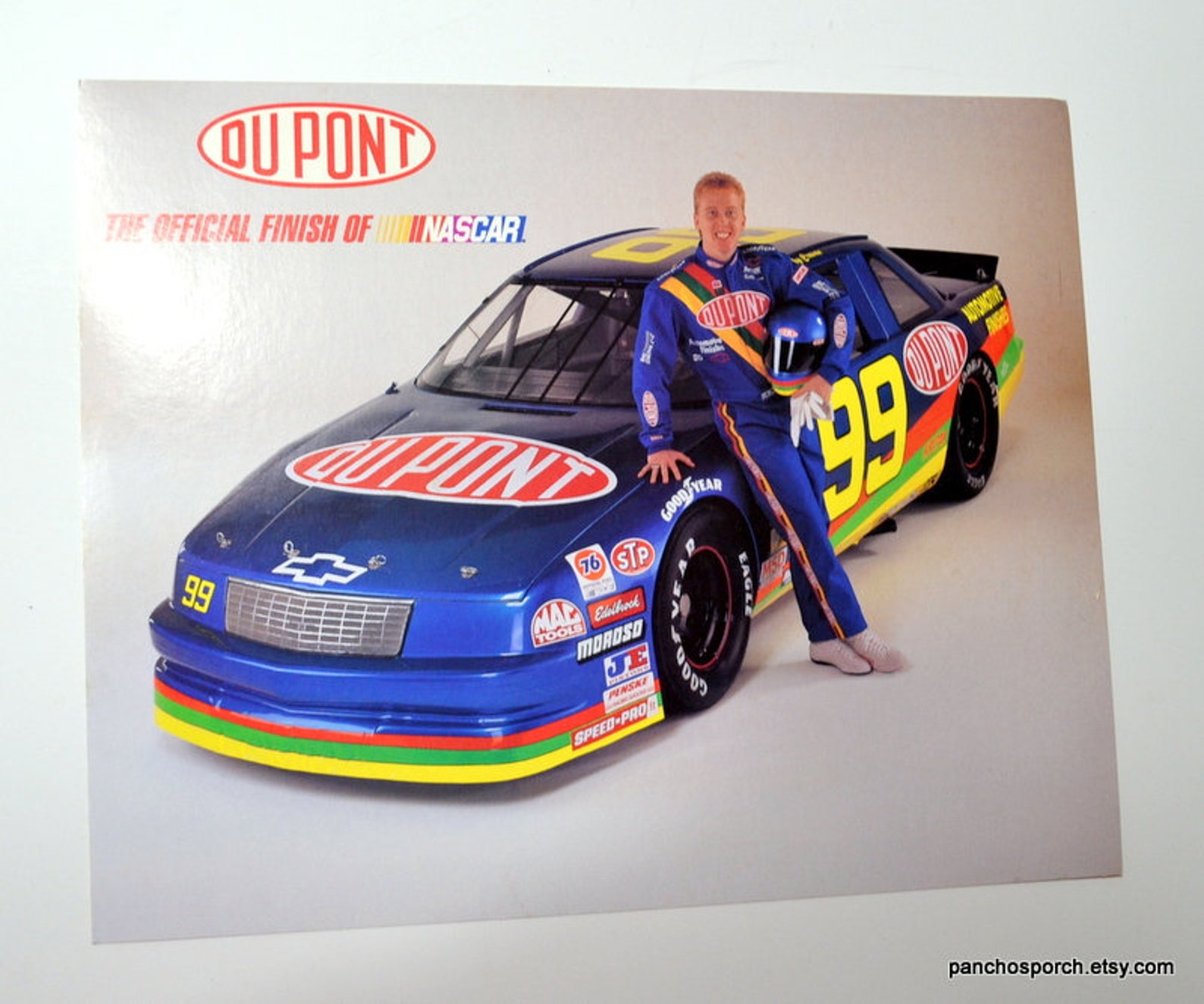 Vintage Ricky Craven Stat Card: 1990s NASCAR Chevrolet Lumina ...
