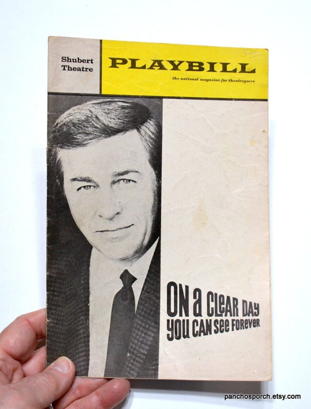 Vintage PLAYBILL on A Clear Day Barbara Lang Howard Keel 1967 Shubert ...
