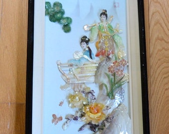 Asian Shell Art - Etsy
