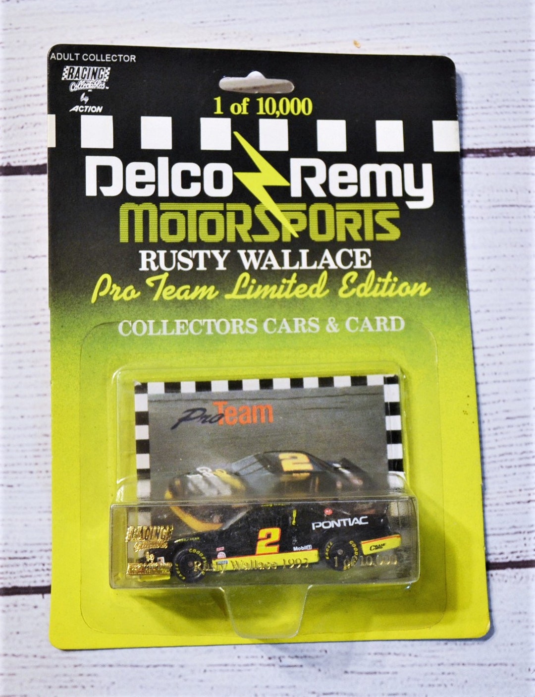 Vintage Rusty Wallace 2 Diecast Car 1/64 Scale 1993 Delco Remy - Etsy