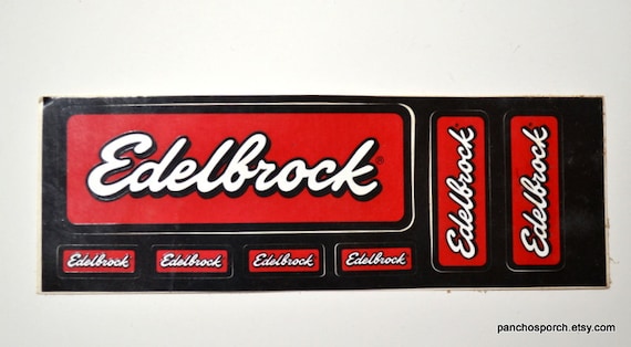 Vintage Edelbrock Logo