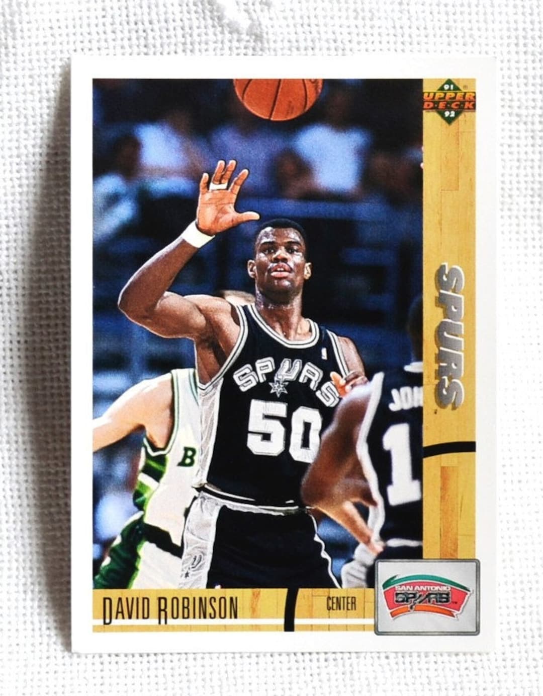 David Robinson Basketball Card: 1992 Upper Deck NBA San Antonio Spurs ...