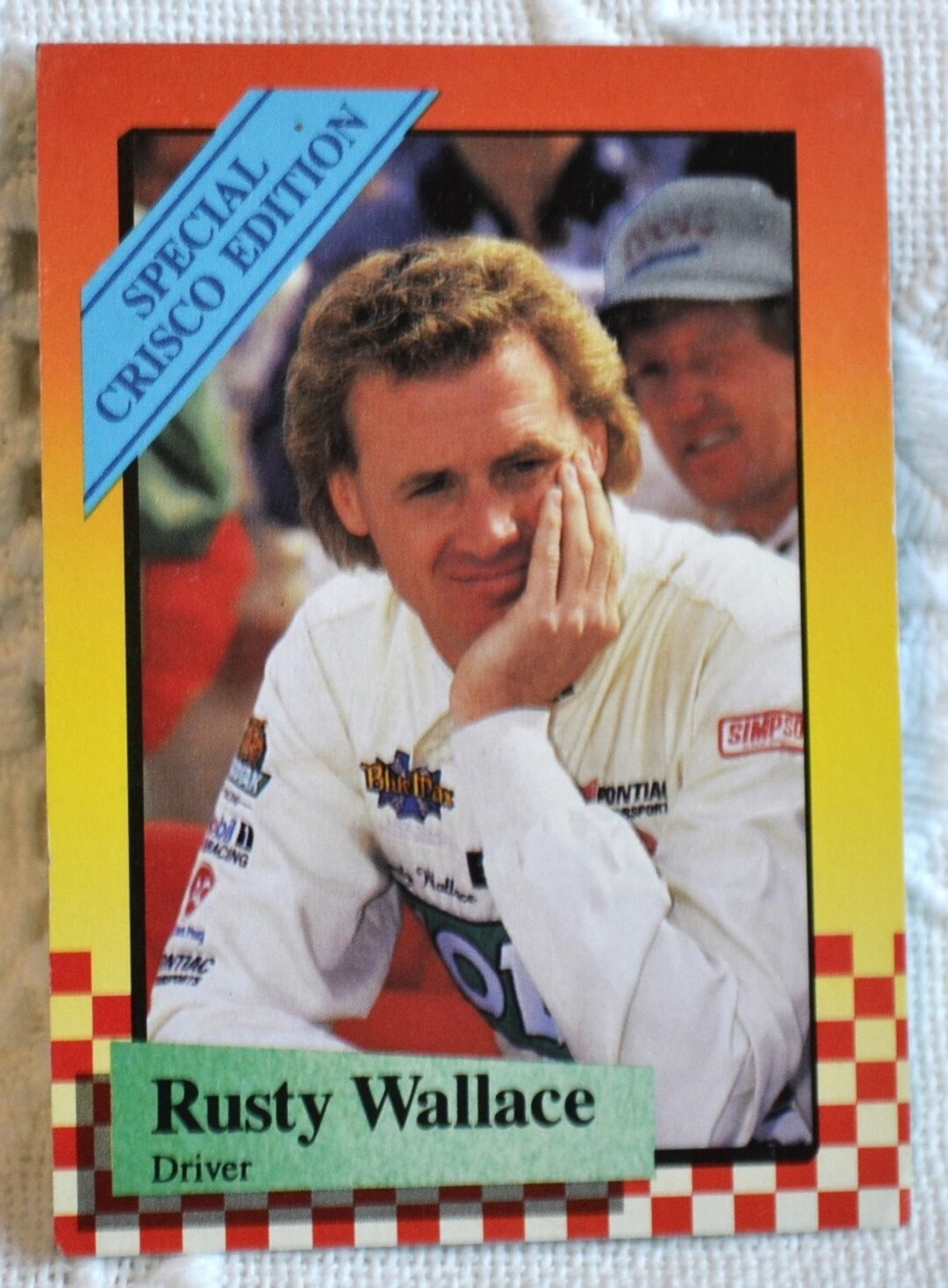 Rusty Wallace Trading Card 5: 1989 Maxx Crisco Edition NASCAR ...