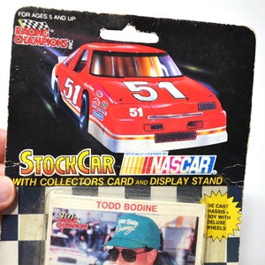 Vintage TODD BODINE No 34 Diecast Car 1/64 Scale 1991 Quick Stop Racing ...