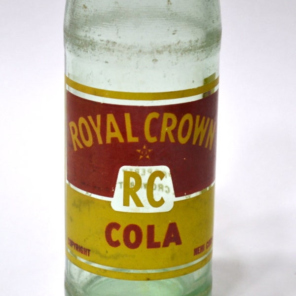 Rc Cola Glass Bottle - Etsy