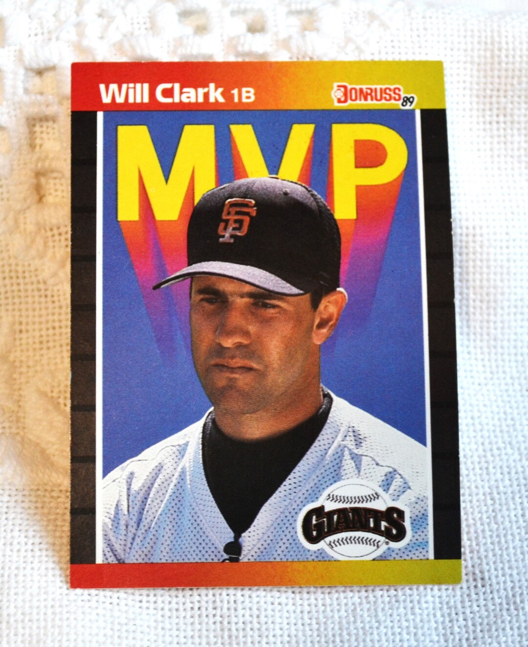 WILL CLARK BC22 Donruss MVP Baseball Card 1989 Mlb New York Giants ...
