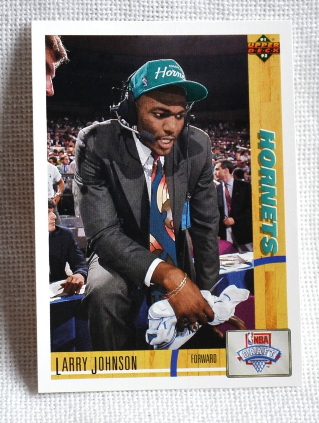 Larry Johnson Basketball Card 1992 Upper Deck No 2 Rookie NBA - Etsy