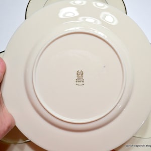 Vintage LENOX MONTCLAIR Dinner Plate Set of 4 Creamy White Platinum ...