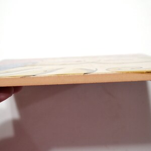 Vintage SANTA CLAUS Tile Hand Painted Marco E Cristina Christmas ...