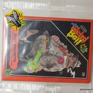 Vintage Weird Ball Cello Pack 24 Trading Cards 1986 Mel Appel Gross ...