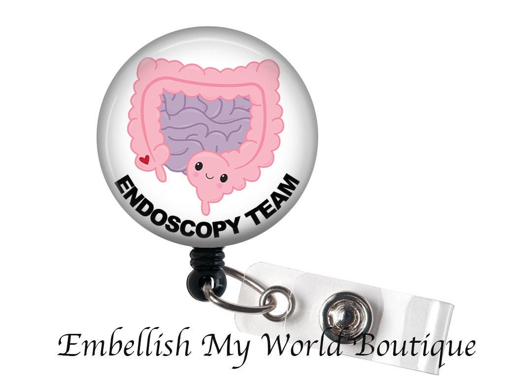 Endoscopy Nurse Badge Reel/nurse Badge Reel/badge Holder/id Holder ...