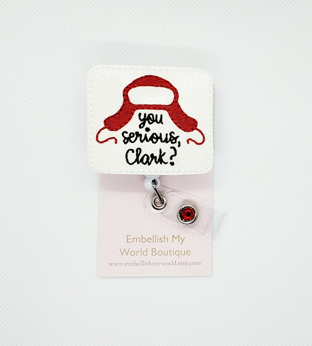 Christmas Badge Reel/funny Christmas Badge Reel/badge Holder/id Holder ...