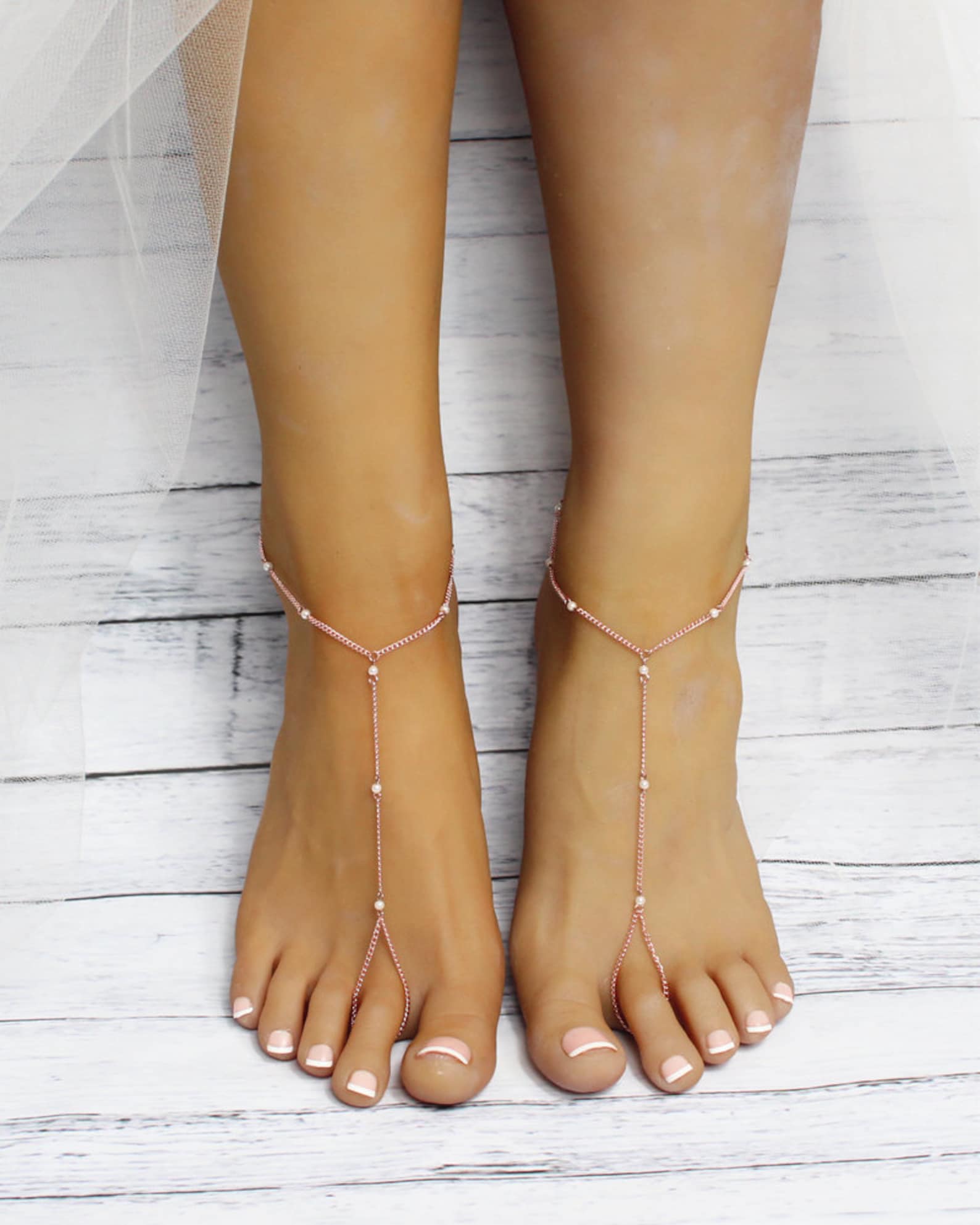 Foot Jewelry Maya Barefoot Sandals Anklet Minimalist Jewelry Beach ...