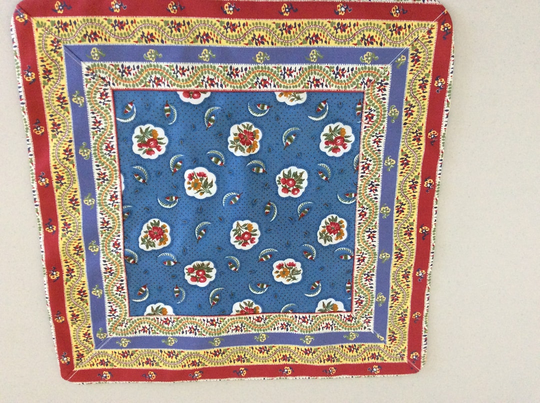 Gorgeous Pierre Deux French Country Red Avignonet & Blue Red - Etsy