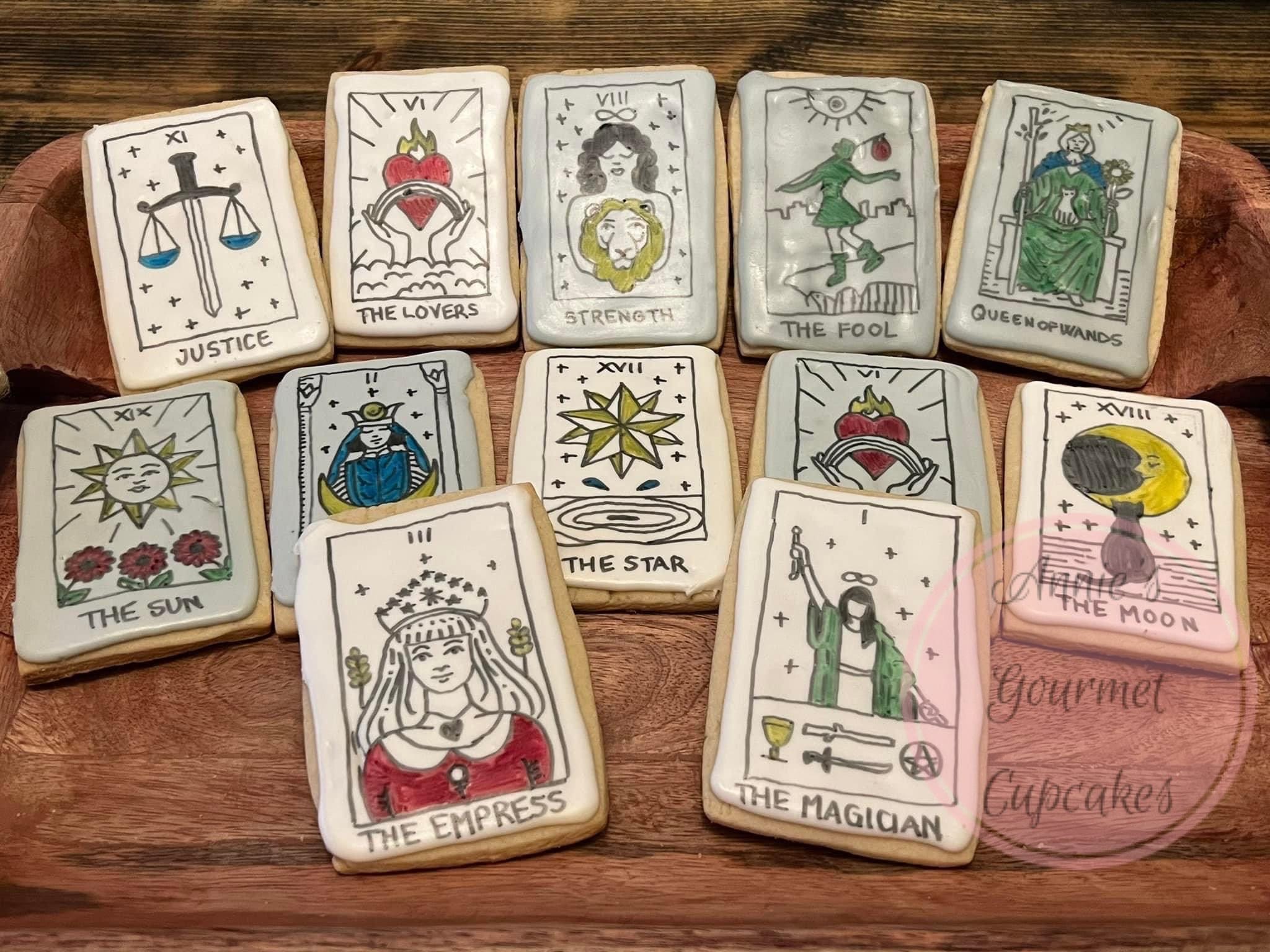 Tarot Cards Sugar Cookies 1dzn - Etsy