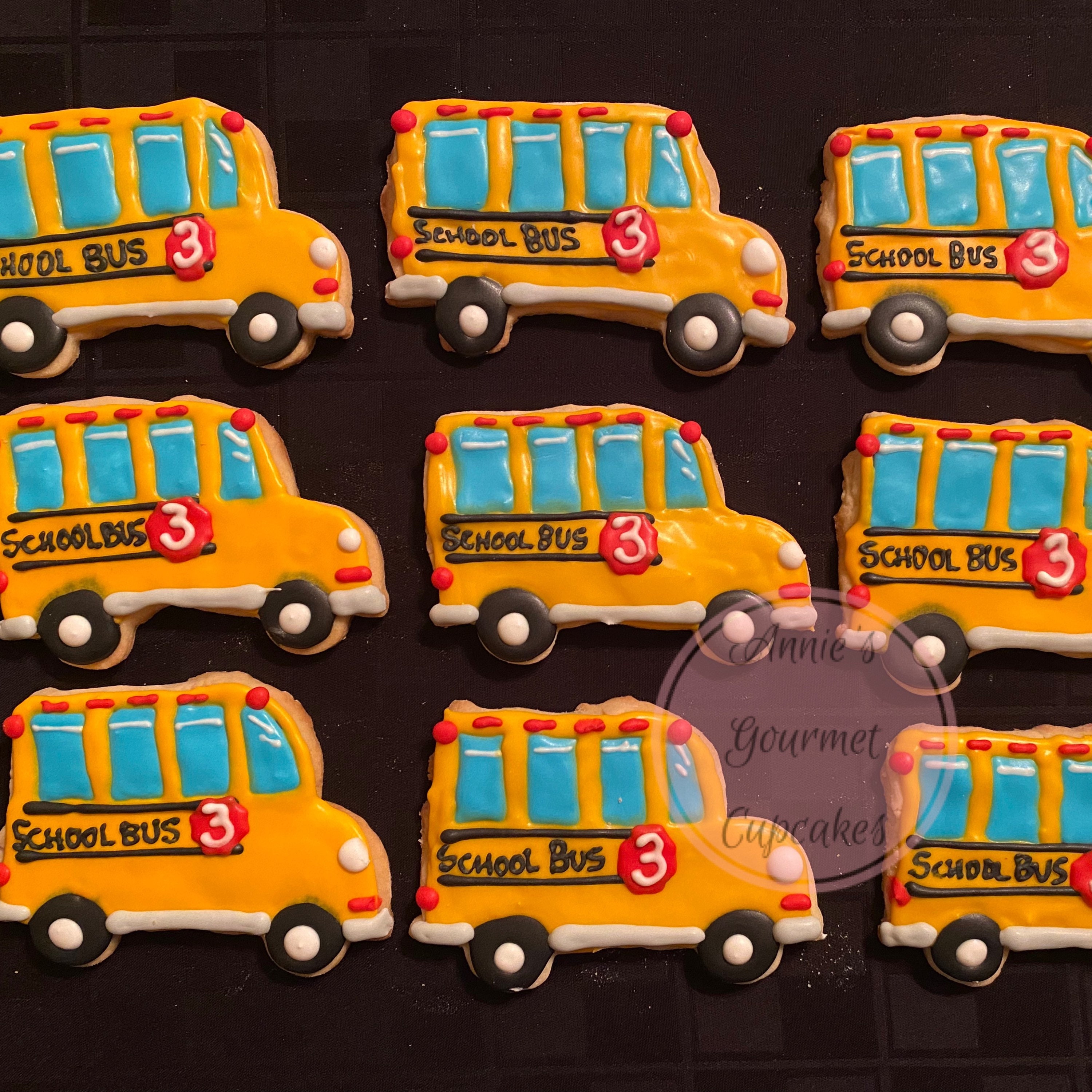 School Bus Sugar Cookies 1dzn - Etsy