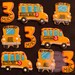 School Bus Sugar Cookies 1dzn - Etsy