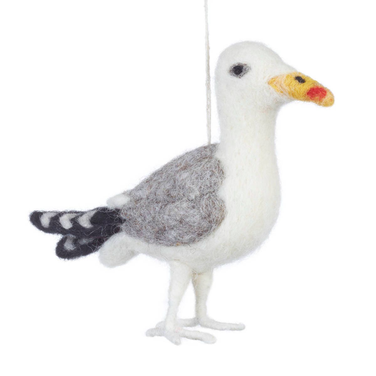Hanging Seagull - Needle Felted - Bird - Seaside - Coastal - Felt ...