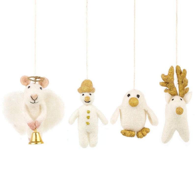 Angelica Mouse Angel Mouse Needle Felted Felt Mice | Etsy UK