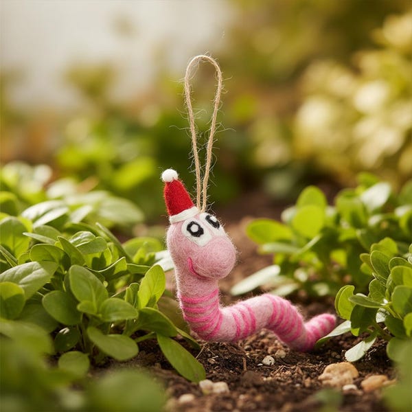 Worm Family Ornament - Etsy